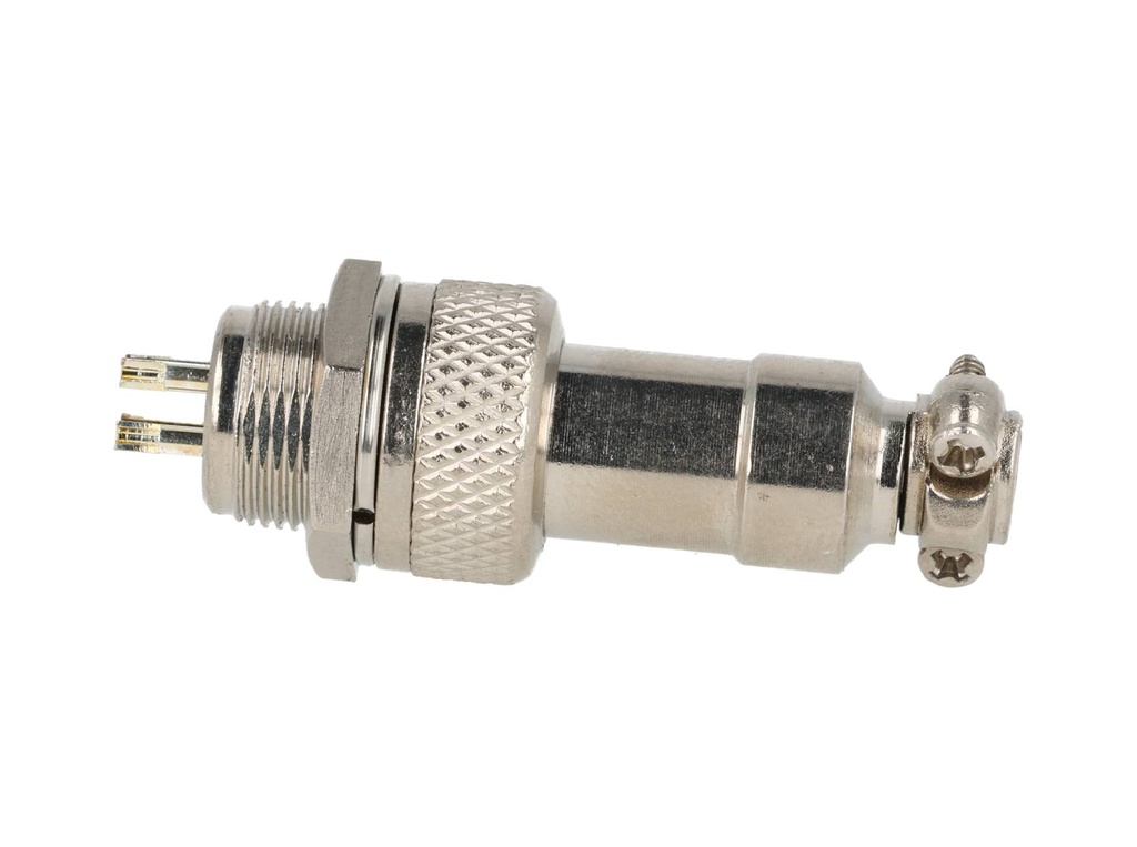 TP-GX12-4P — CONECTORES (PAR GX12 4 PIN MACHO/HEMBRAPARA PANEL Y ...