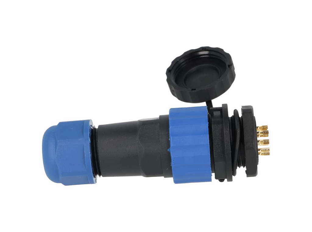 TP-SP20-SP12P — CONECTORES PANEL/RECTO (PAR) 12PIN, IMPERMEABLES, IP68 ...