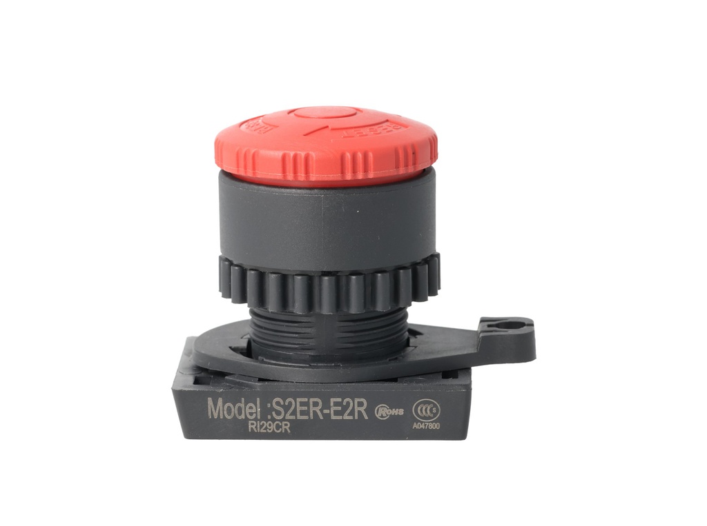 S2ER-E2R — BOTON PARO D/EMERGENCIA CABEZA CORTA, | Acotron Electrónica ...