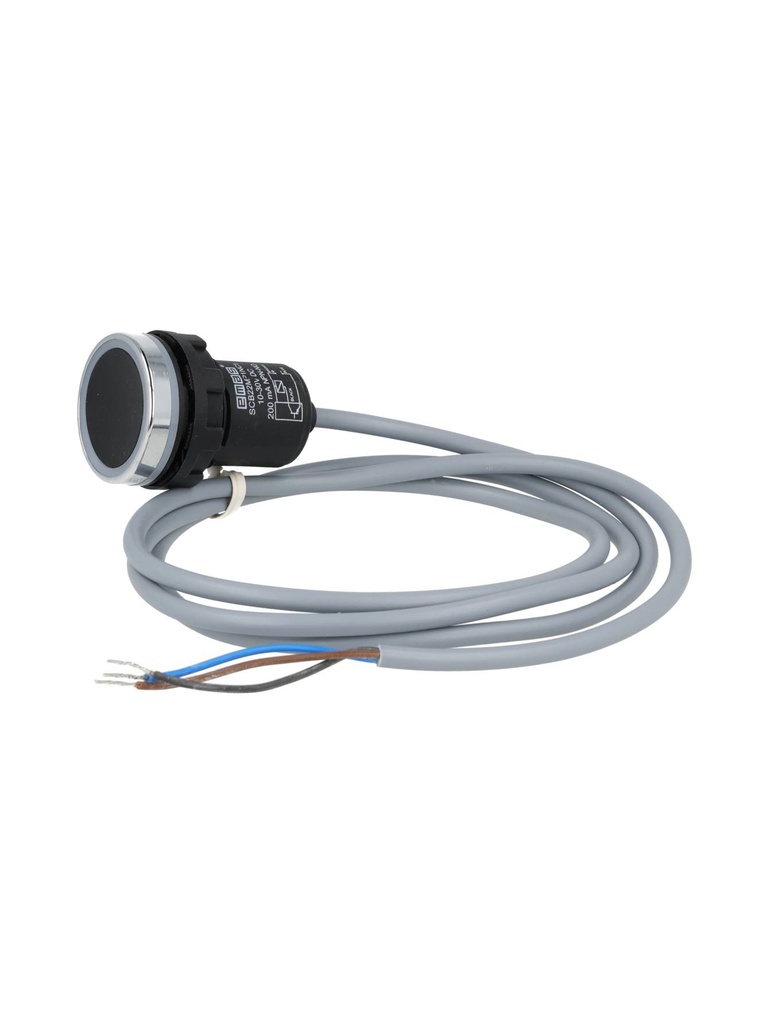 SCB22MP1NC1 — BOTON TÁCTIL CAPACITIVO (TOUCH) 22mm, MOMENTÁNEO, NPN-NA ...