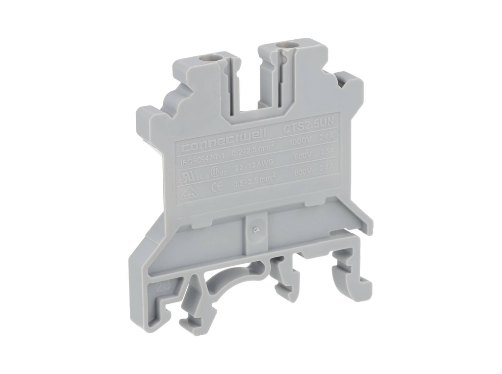 CTS2.5U-N — CLEMA TERMINAL SENCILLA P/25 AMP. | Acotron Electrónica ...