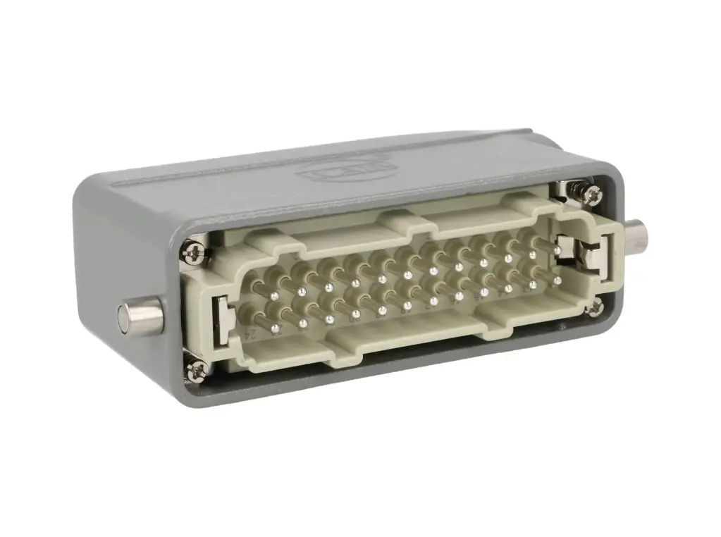 MIC16-24P-SIDE - CONECTOR IND.MACHO 16A 500V 24PIN 90_ | Acotron Electrónica Industrial