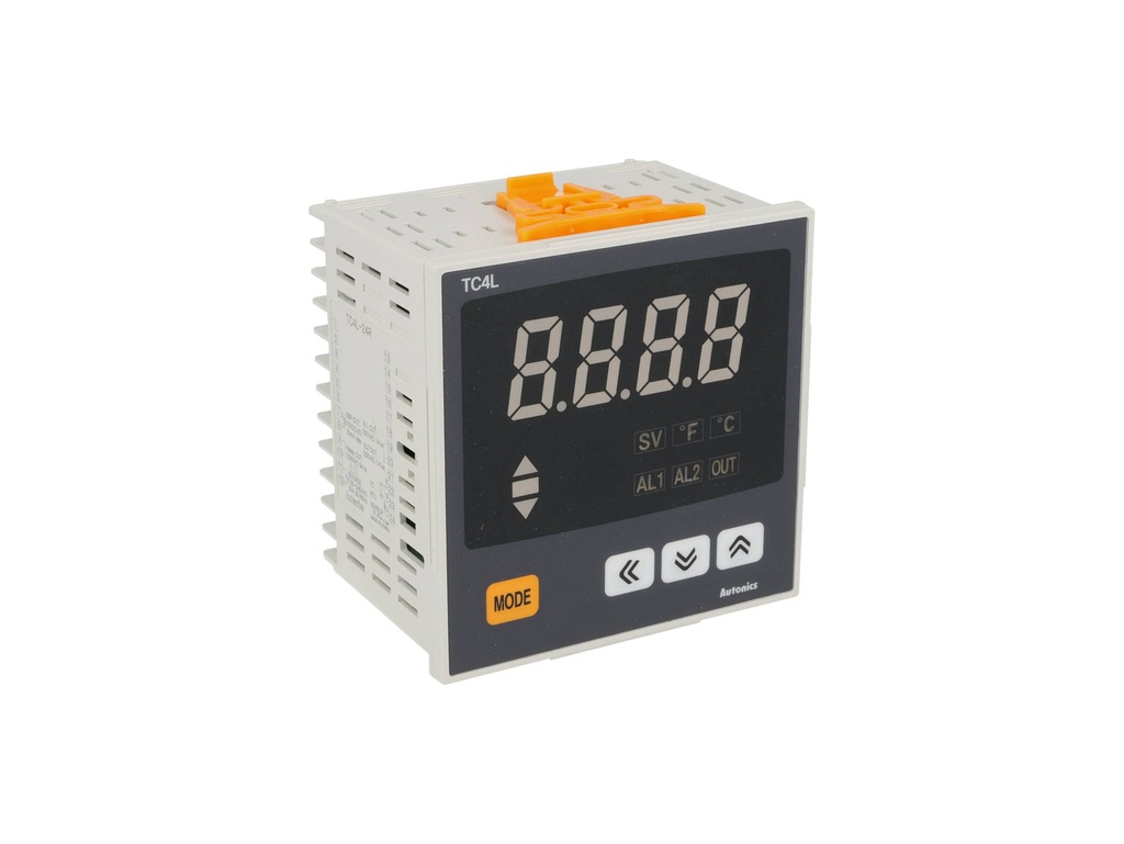 TC4L-24R — CONTROLADOR DE TEMPERATURA PID 100-240VCA 1DISPLAY, 1/4DIN 1SAL/2AL. REL/SSR, J, K ...