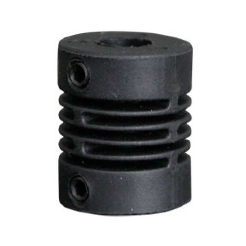 DR2-S-8X8 — COPLE FLEXIBLE PLASTICO D1 8mm, D2 8mm, DEXT 19mm, LONGITUD ...