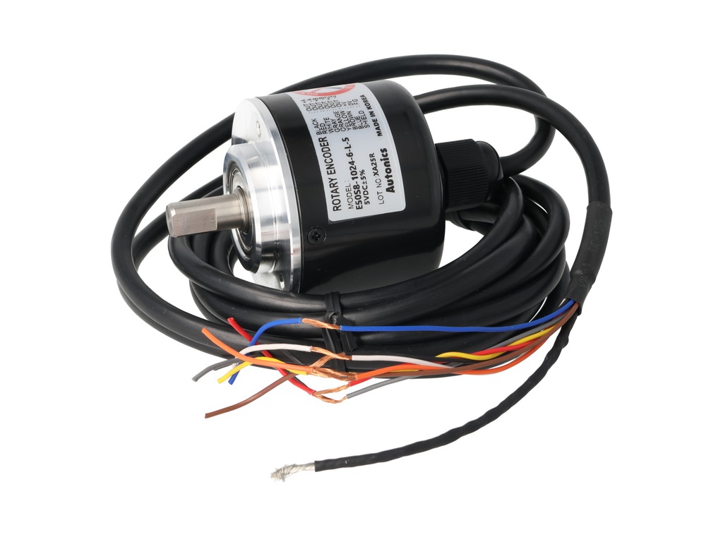 E50S8-1024-6-L-5 — ENCODER 5V 8mm 300khz 5000rpm IP50 out driver ...
