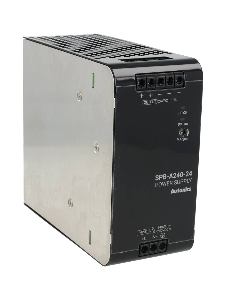 SPB-240-24 — FUENTE DE VOLTAJE PARA RIEL 24VCD 240W 10A100-240VCA ...