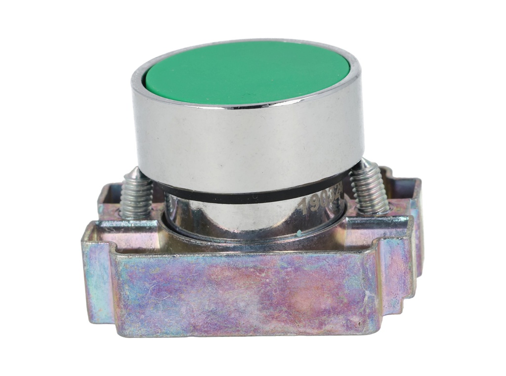 2AF3 - PULSADOR RASANTE VERDE 22MM | Acotron Electrónica Industrial