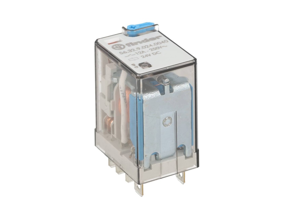 563290240040 - RELE FASTON 24VCD 2P2T 12AMP. | Acotron Electrónica ...