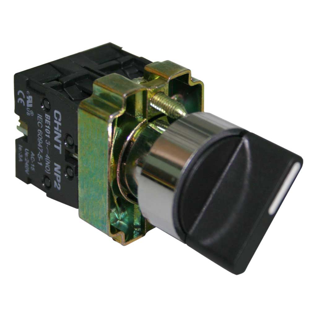 NP2-BD21 — SELECTOR 2POS.MANETA CORTA 1NA 22mm10A 400AC1 *NO SON A PRUEBA DE EXPLOSION ...