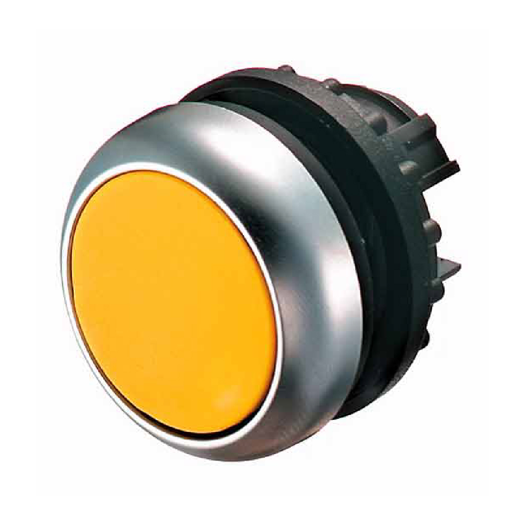 M22-DRL-Y — BOTON ENCLAVADO ILUMINADO AMARILLO | Acotron Electrónica Industrial