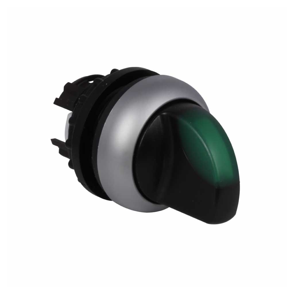 M22-WRLK3-G — SELECTOR ILUMINADO 3 POSICIO | Acotron Electrónica Industrial