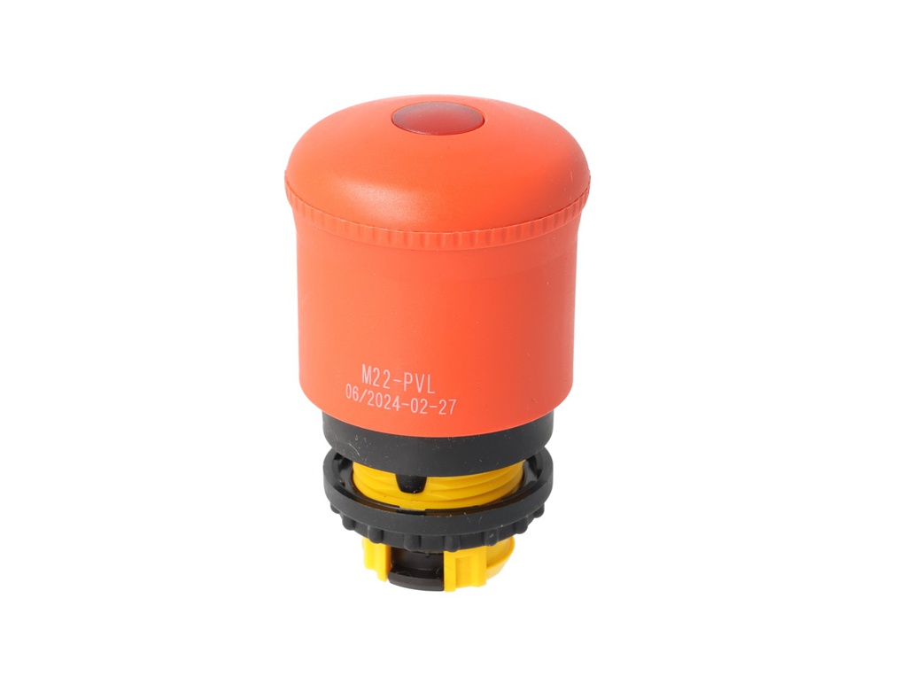 M22-PVL — PARO DE EMERGENCIA ILUMINADO | Acotron Electrónica Industrial