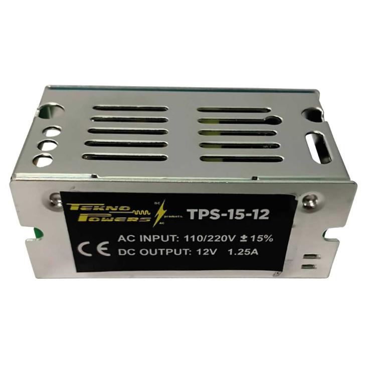 TPS-15-12 — FUENTE VOLTAJE 15W 12V 1.25A, ENTRADA 110/220VCA | Acotron ...