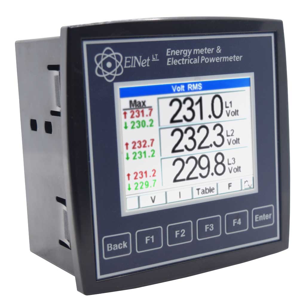ELNET-LT — ANALIZADOR DE REDES TRIFASICAS 90-250VCA /110/280VCD ...