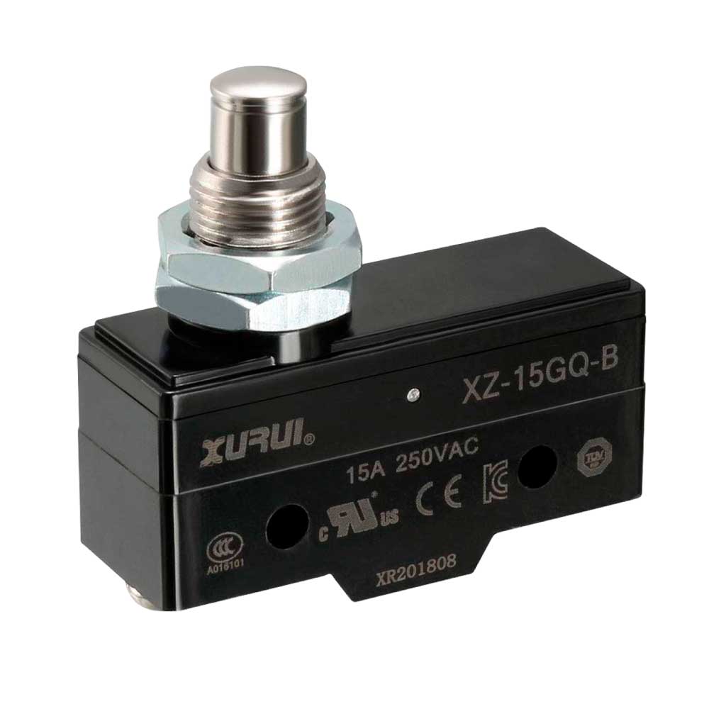 XZ-15GQ-B — MICROSWITCH MINIATURA DE BOTON GRANDE, 1NA+1NC 15A/125C | Acotron Electrónica Industrial